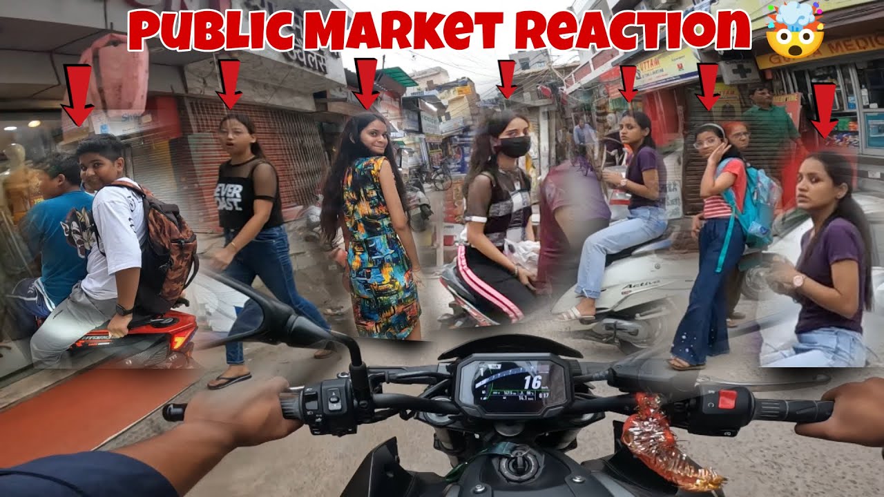 Superbike loud exhaust public reaction 😘 | superbike reaction | cute ...