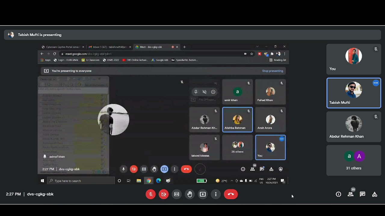 CSA class 2:00PM 26/10/21 sec A - YouTube