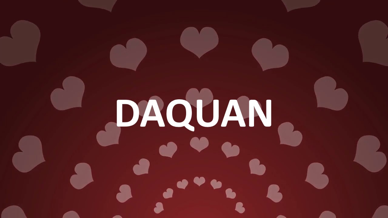 HAPPY BIRTHDAY DAQUAN - YouTube