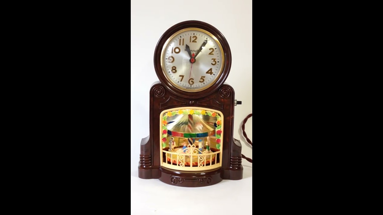 Mastercrafters Carousel Merry Go Round Clock - YouTube
