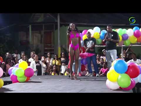 Deslumbrante competencia en trajes de baño en la elección de Miss Juventud Riosucio 2024