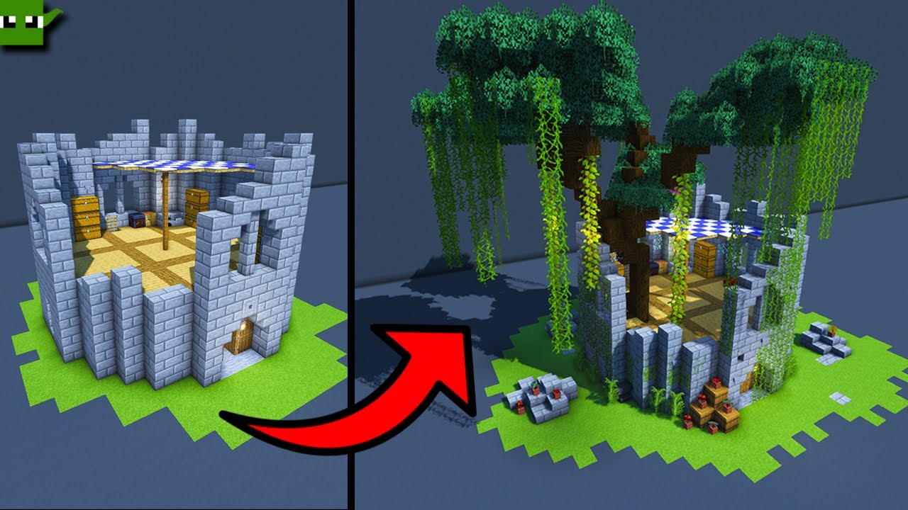 Minecraft Detailing MasterClass /w andyisyoda - Ruined Tower Starter ...