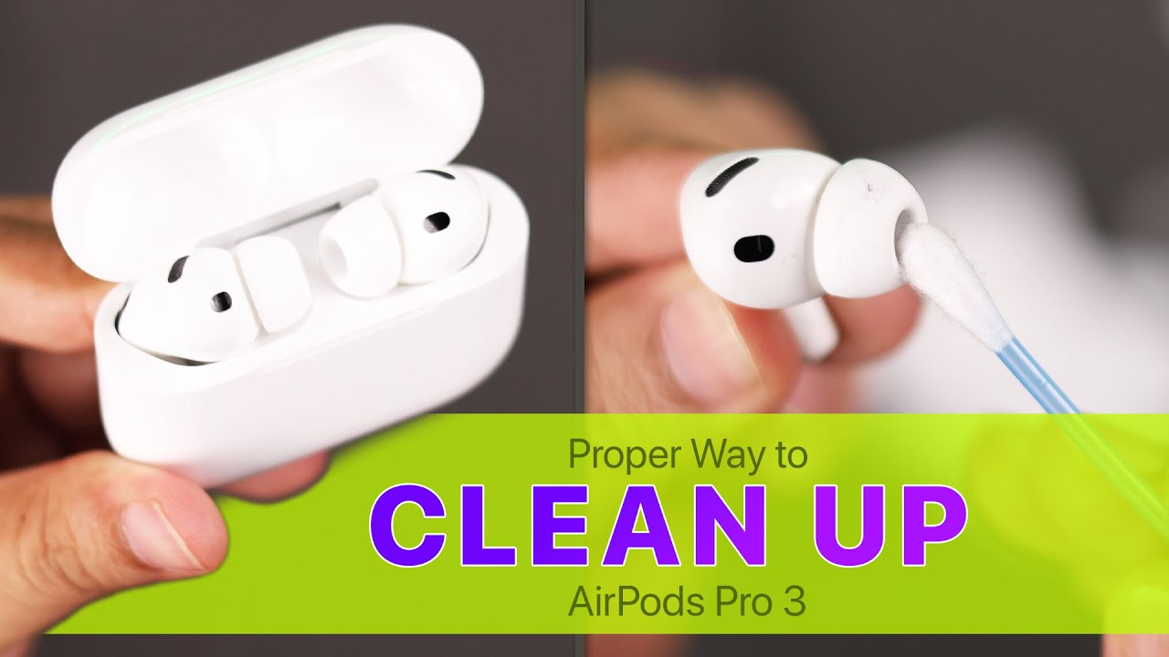 Best Way To Clean your AirPods Pro 3! [Safely] - YouTube