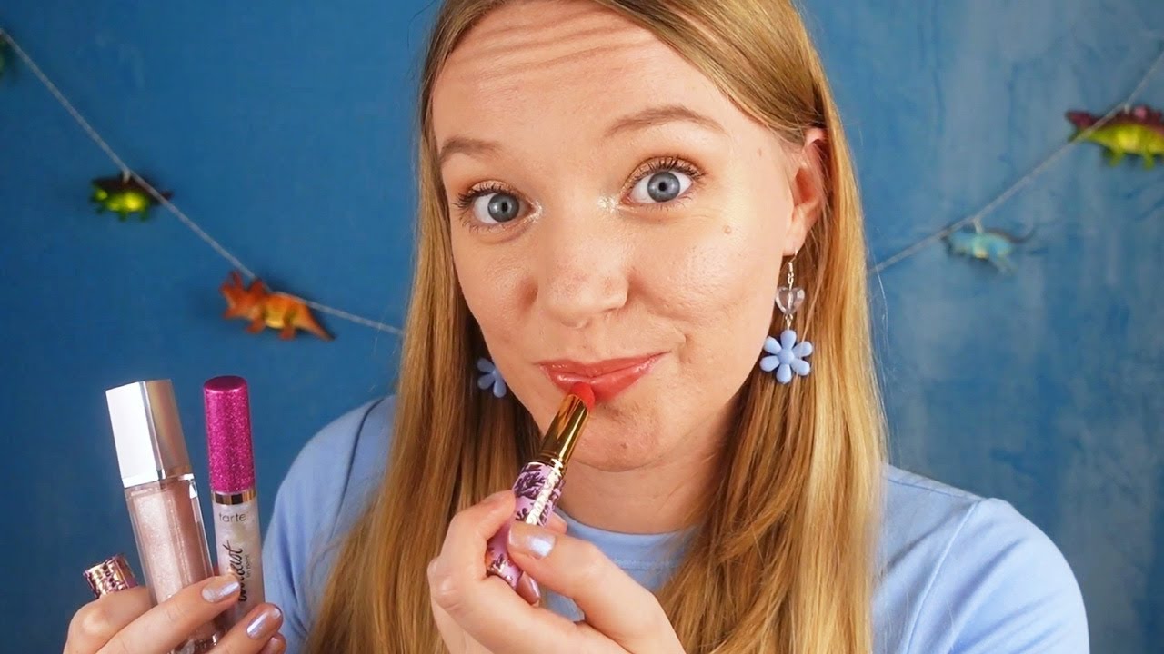ASMR Applying Lipstick onto Me and You (Whispered) - YouTube