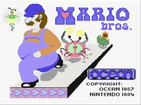Mario Bros - Nintendo & Ocean - Commodore C64 - Loading Music - YouTube