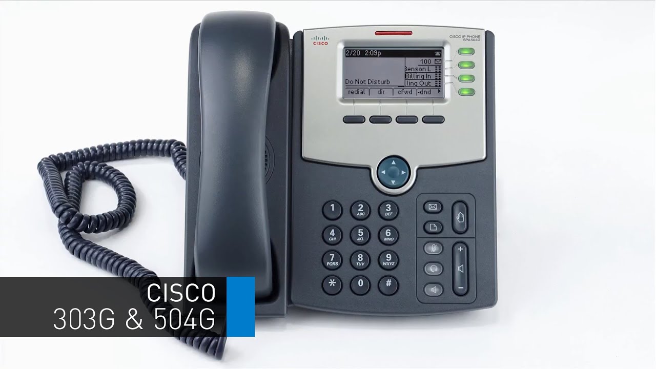 Cisco SPA 303 & 504 - YouTube