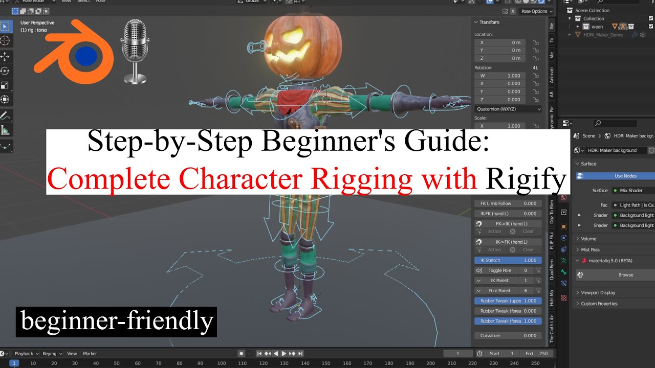 Step-by-Step Beginner's Guide: Complete Character Rigging with Rigify ...