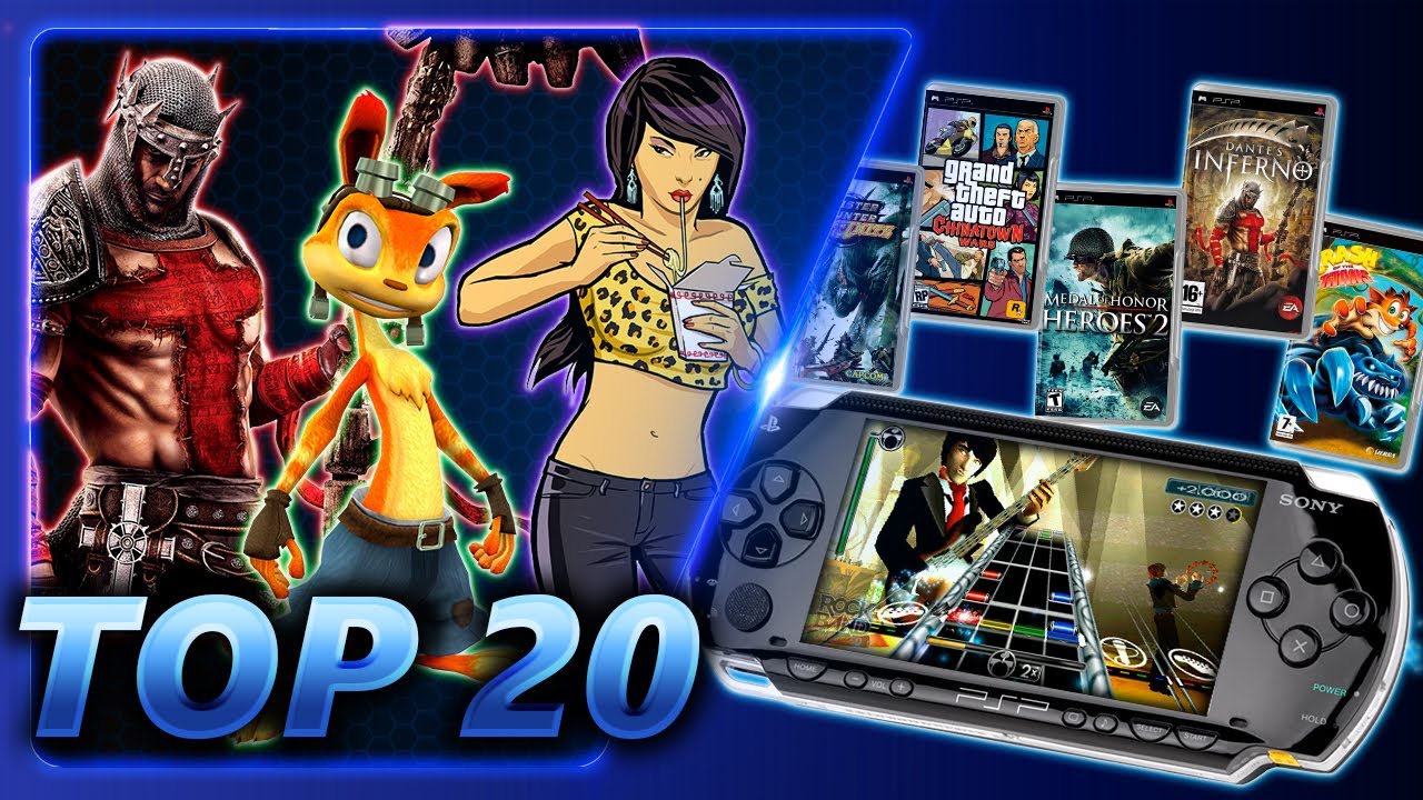 Top 20 Mejores juegos del PlayStation Portable (PSP) - YouTube