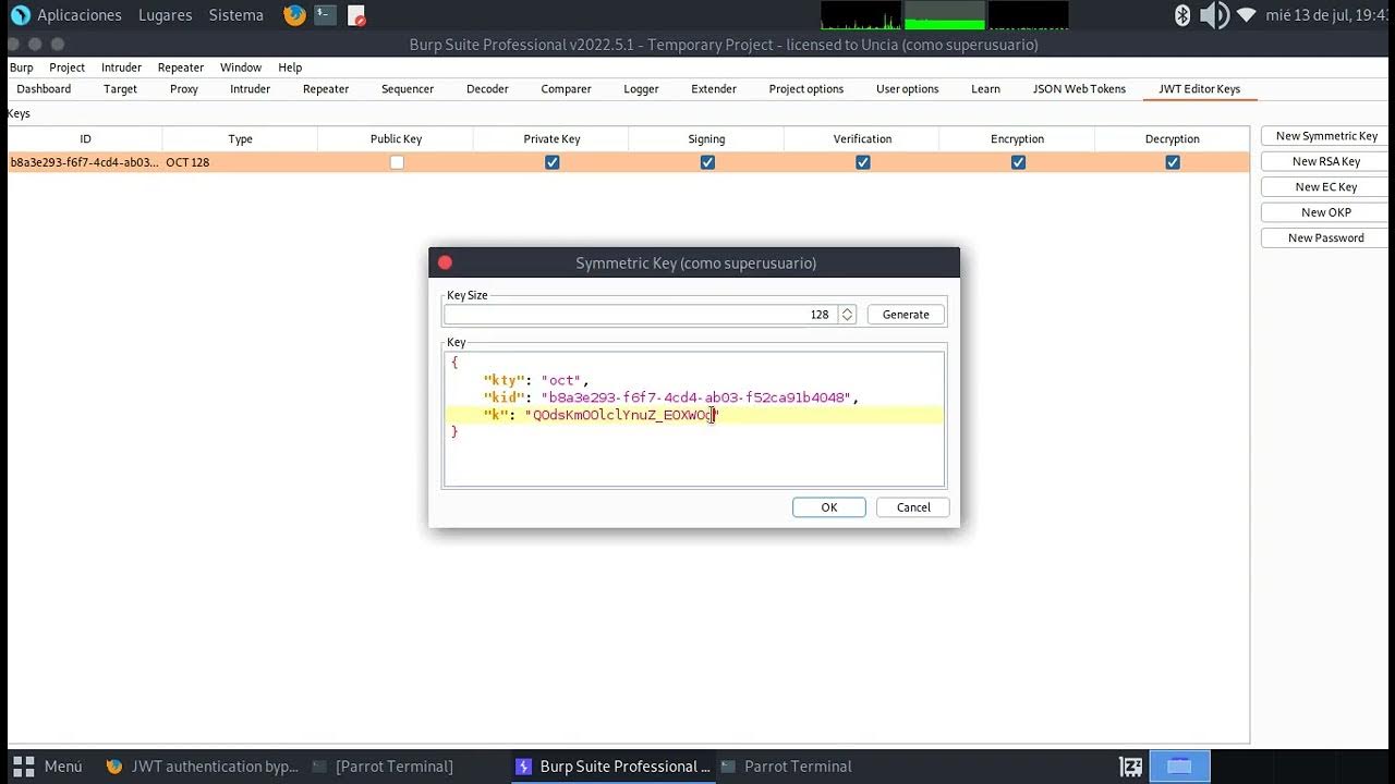JWT authentication bypass via kid header path traversal - YouTube