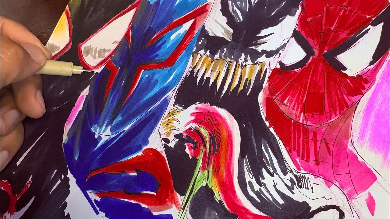 Drawing Marvel Rivals Time-Lapse - YouTube