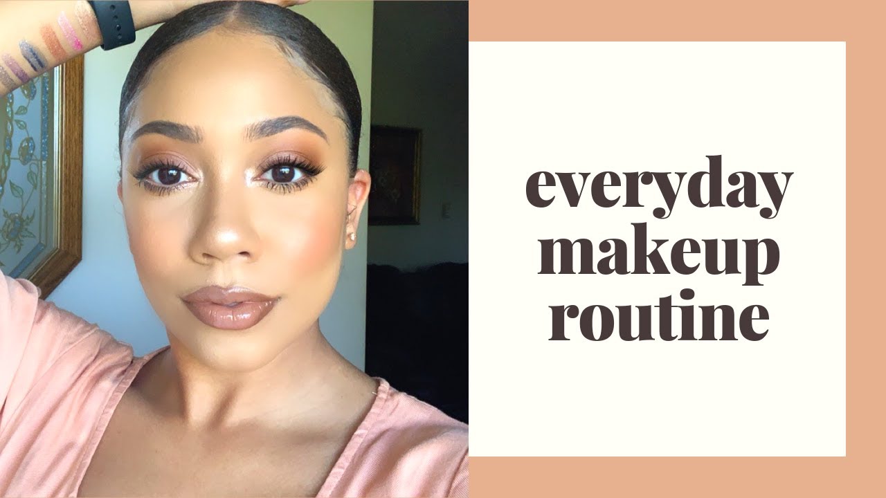 everyday makeup routine | simple glam | Faceovermatter - YouTube