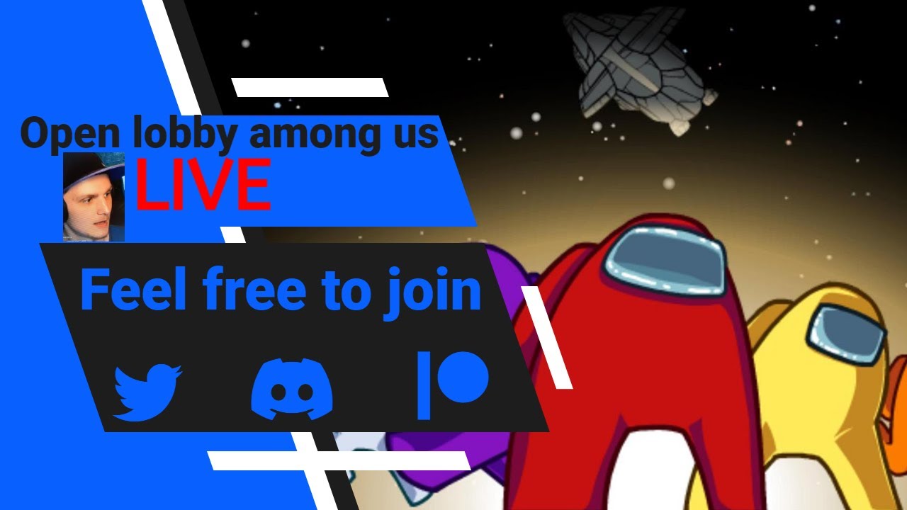 Among us playing with viewers!!, open lobby - LIVE - YouTube