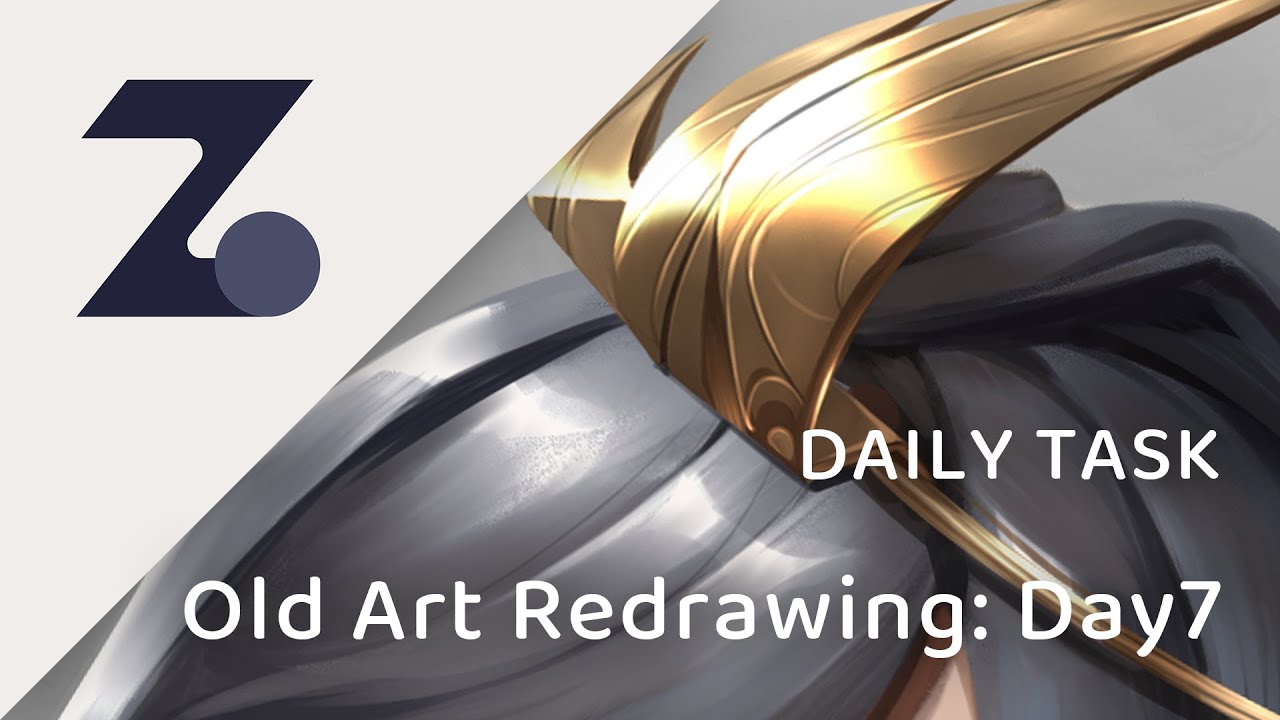DAILY TASK: Old Art Redrawing - D7 - YouTube