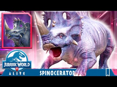 NEW LEGENDARY HYBRID SPINOCERATOPS UNLOCKED!!! (JURASSIC WORLD ALIVE ...