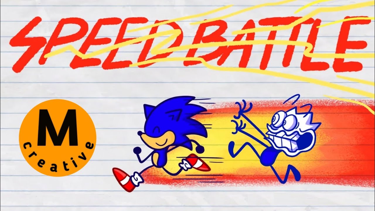 Sonic vs Nate | Siapa yang lebih cepat | Animated Short Films | Nate ...