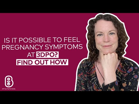 Can You Feel Pregnancy Symptoms Three Days After Conception