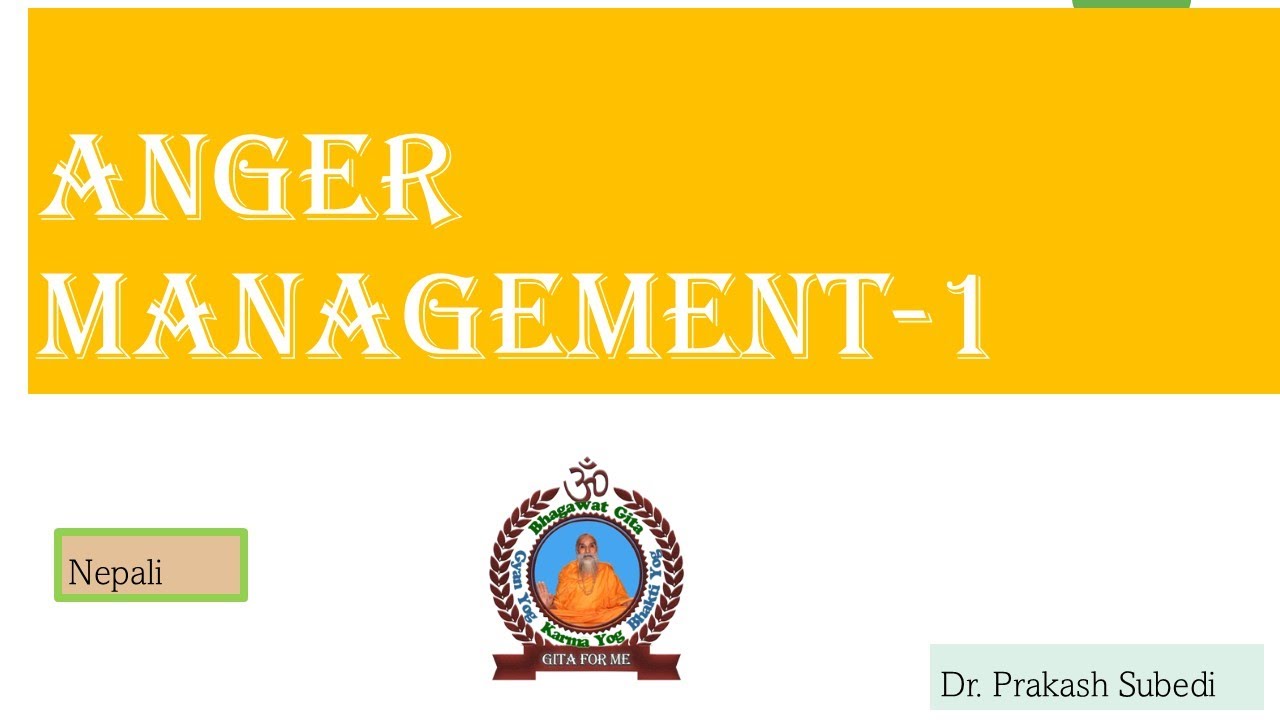 CHAPTER 3 anger management part 1 Nepali - YouTube