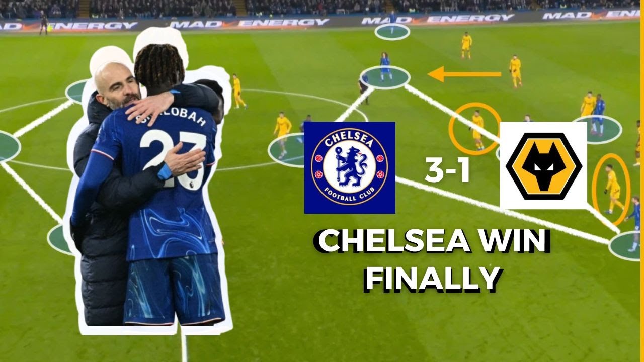 Chelsea 3-1 Wolves Tactical analysis Chalobah Impresses Maresca |How ...