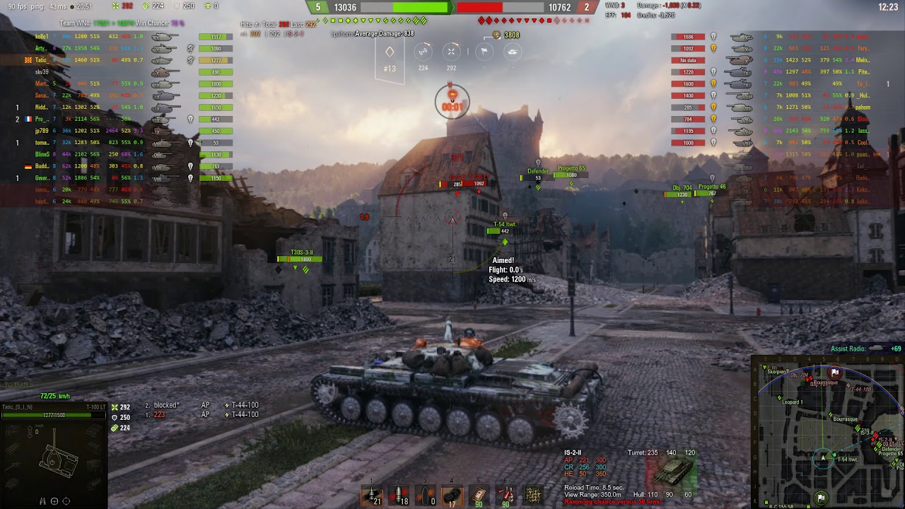 World of Tanks - When RNG is on your Side (RNG= The Dark Force) - YouTube