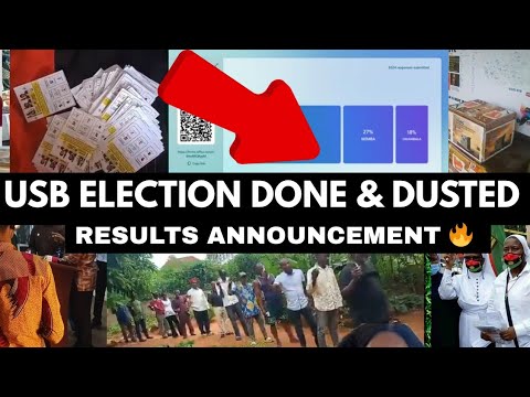 USB ELECTION 🔥USB FIRST EVER ELECTION DONE & DUSTED, RESULTS ...