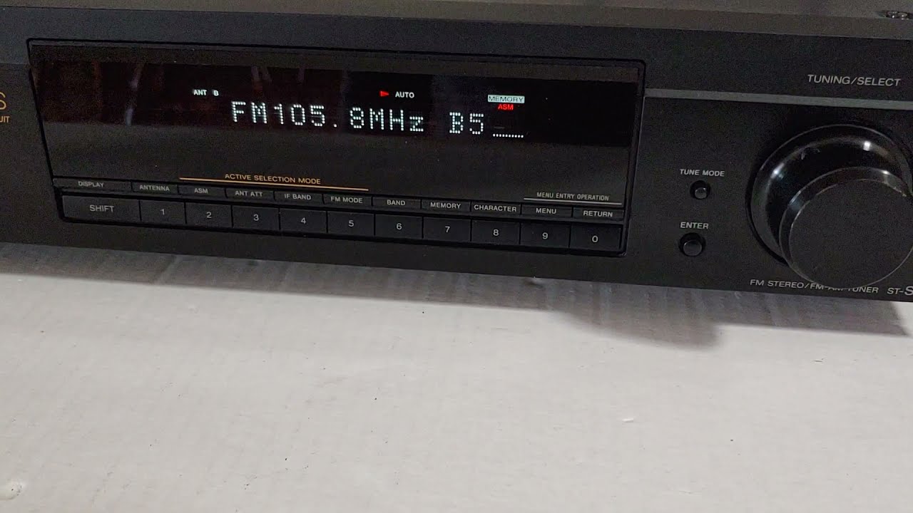 SONY ST-SA50ES - YouTube