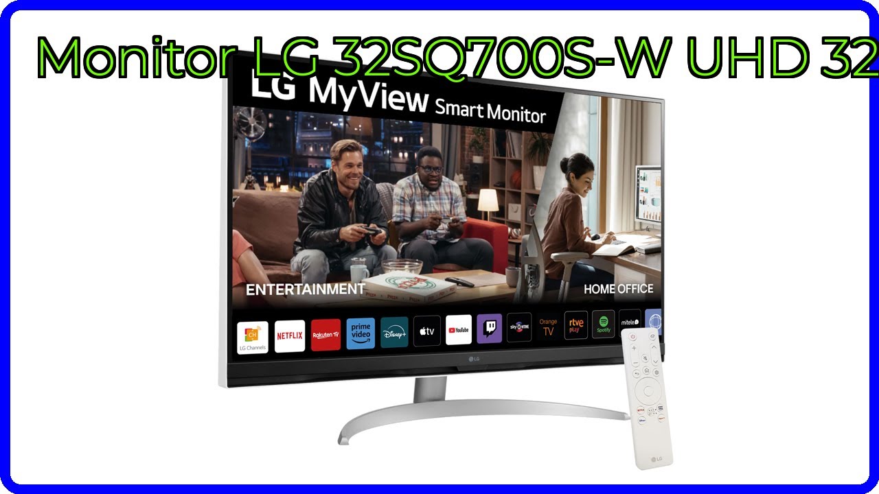 RESEÑA (2025) : Monitor LG 32SQ700S-W UHD 32". DETALLES ESENCIALES ...