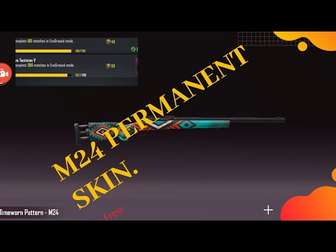 Permanent M24 skin..by completing simple missions - YouTube