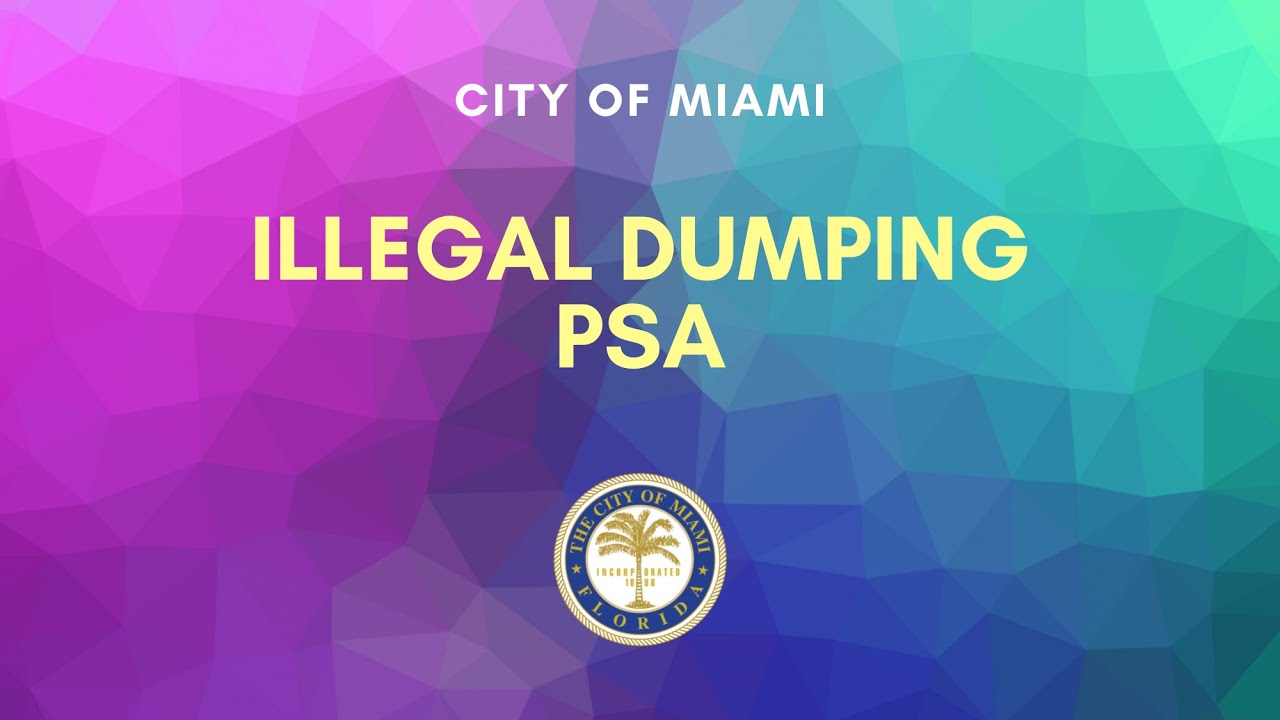 Illegal Dumping PSA - YouTube