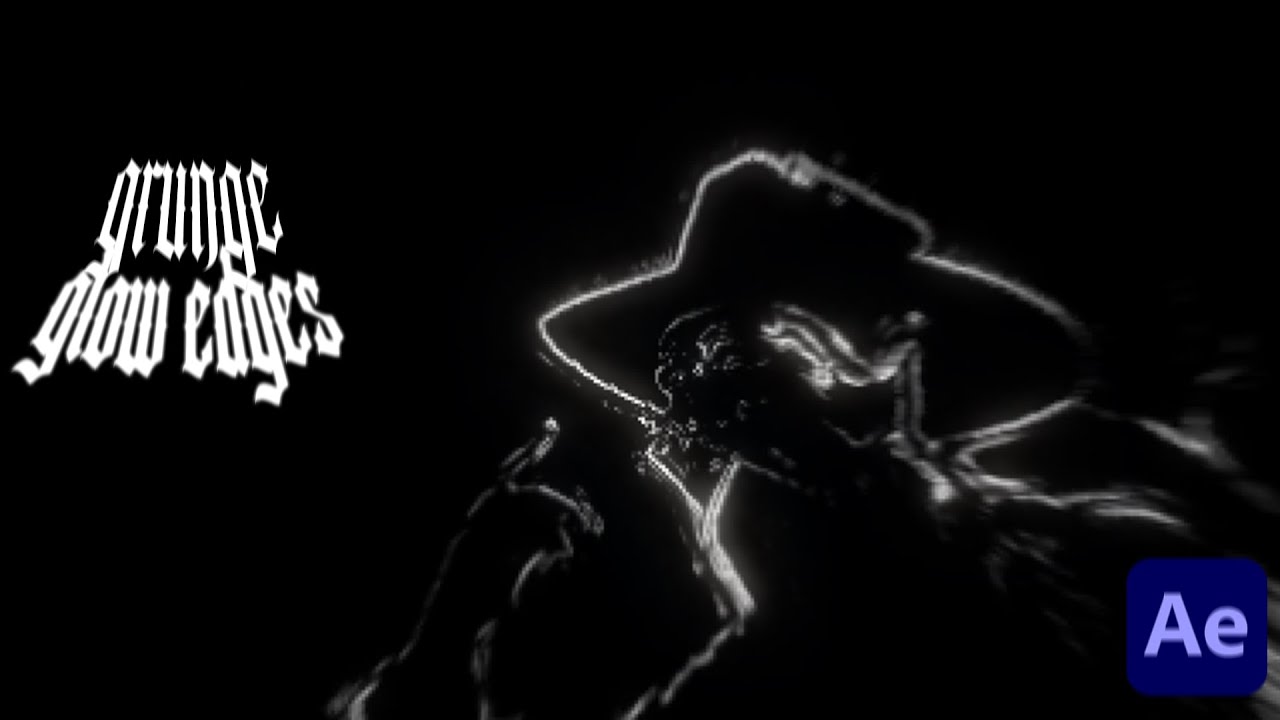 How to create GRUNGE GLOW EDGE effect in After Effects. - YouTube