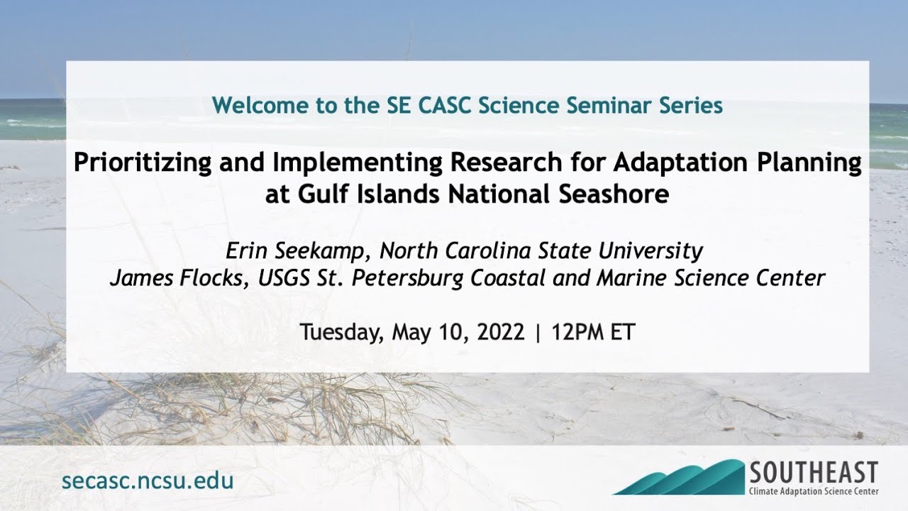 Prioritizing and Implementing Research for Adaptation Planning at Gulf ...