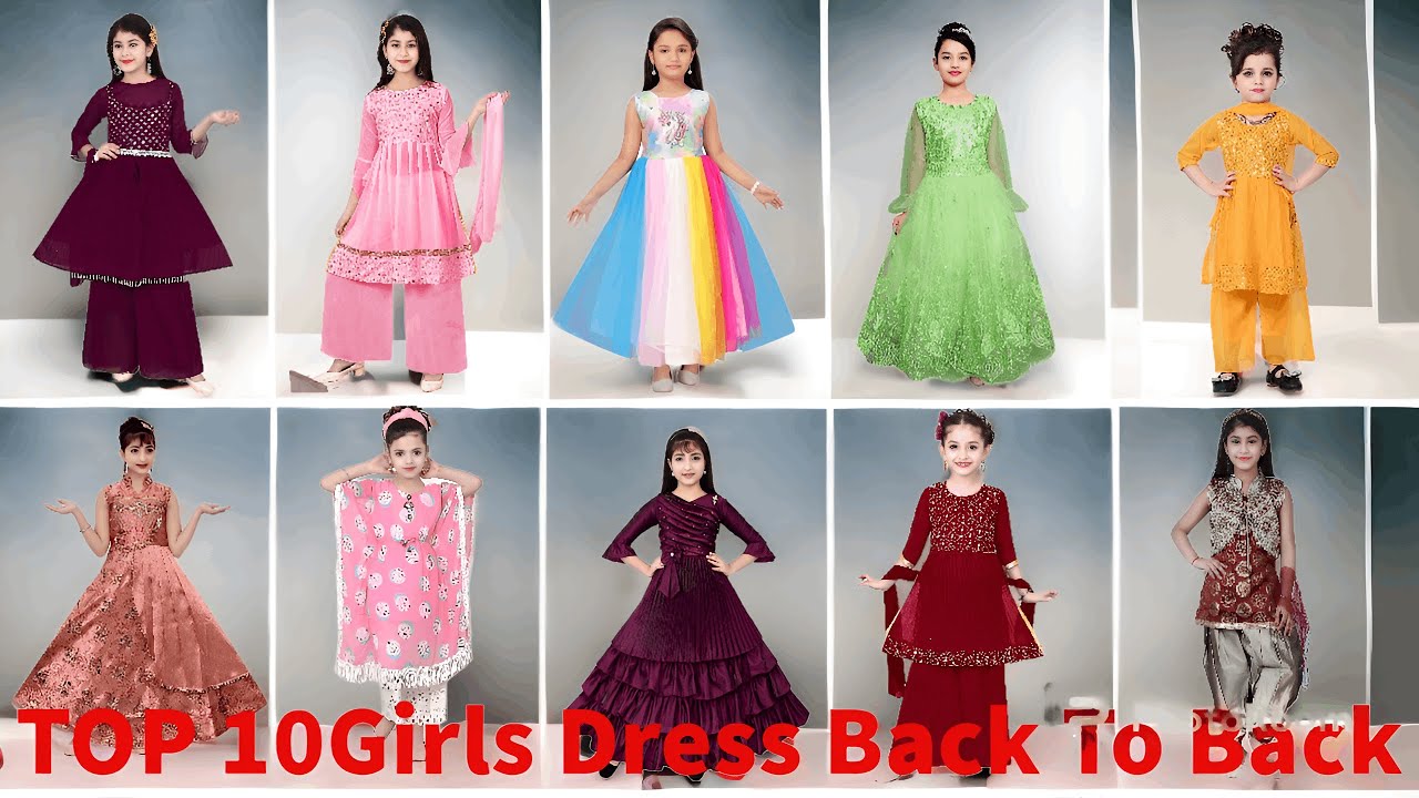 Naira Pattern | Long Gown | Top And Bottom Set | Top 10 Girl Dress Back ...