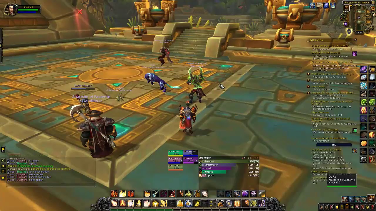 ATAL DAZAR EN MITICO | World of Warcraft | Dun Modr| Paladin HEALER 338 ...