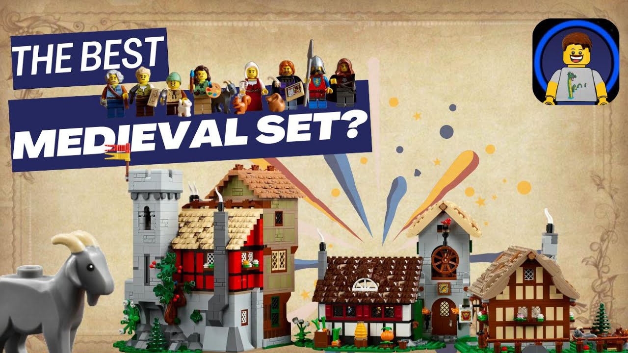LEGO Medieval Town Square Review! The Best Medieval Set? - YouTube