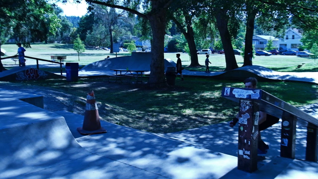 Slow motion skateboarding, Delridge Skatepark - YouTube