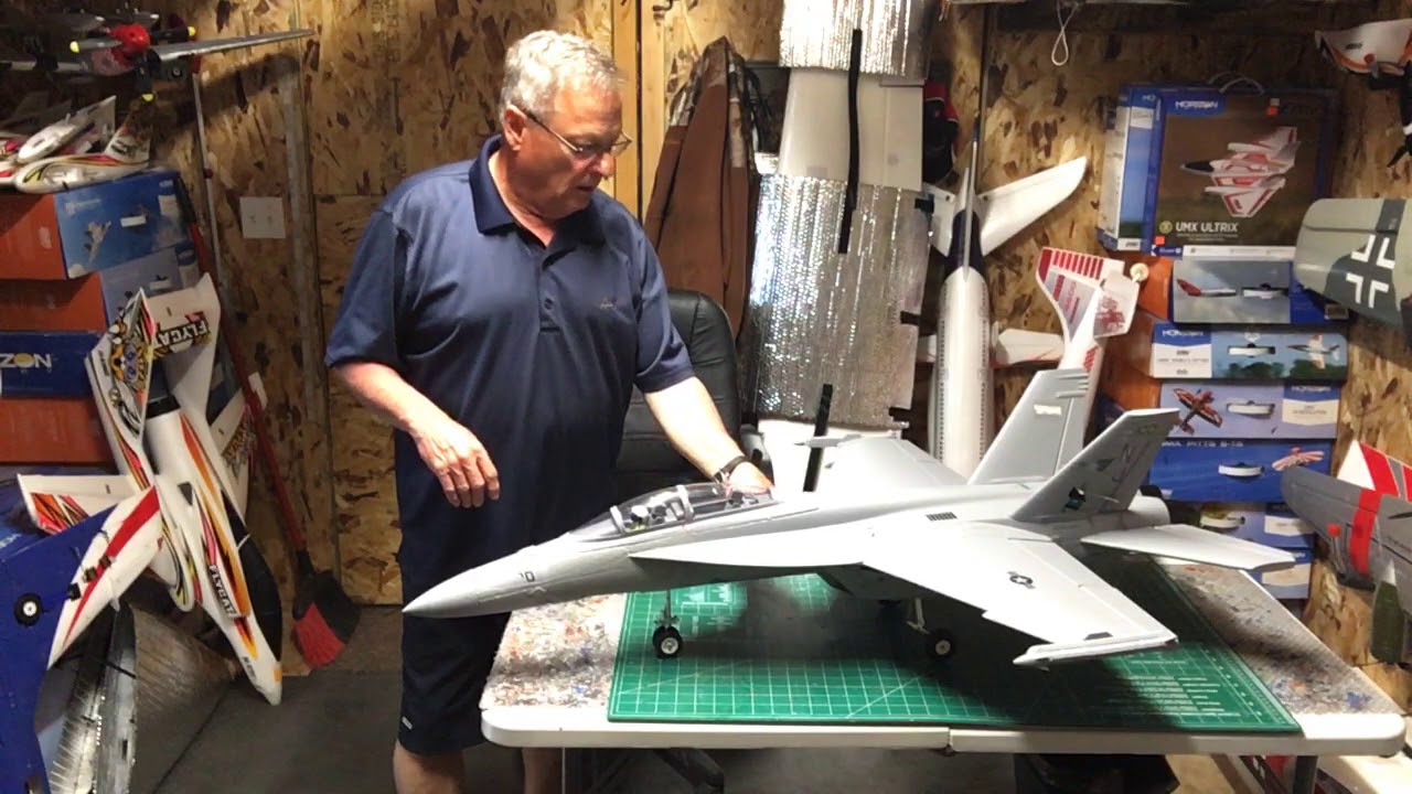 The FMS F18 repaired ready for another flight. - YouTube