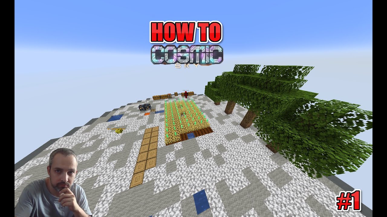 How To CosmicSky #1 #cosmicsky #cosmic #minecraft #skyblock - YouTube