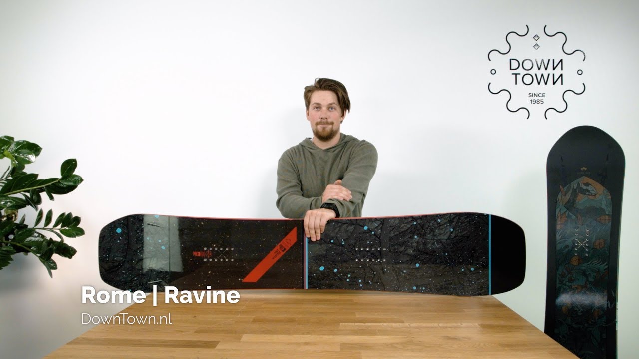 Rome Ravine 2020 snowboard review - DownTown.nl - YouTube