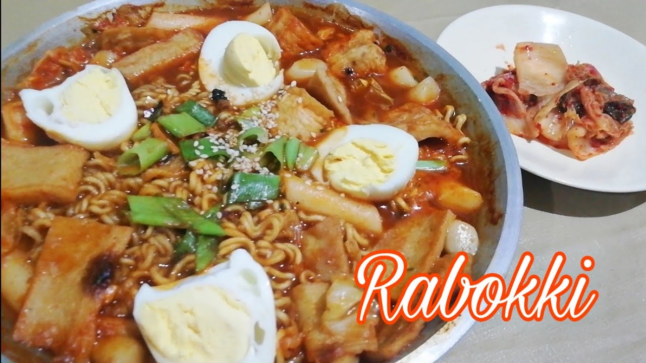Rabokki | Ramyun and Tteokbokki | KoreanFood | Easy Recipe | Kitchen Time with Anna - YouTube