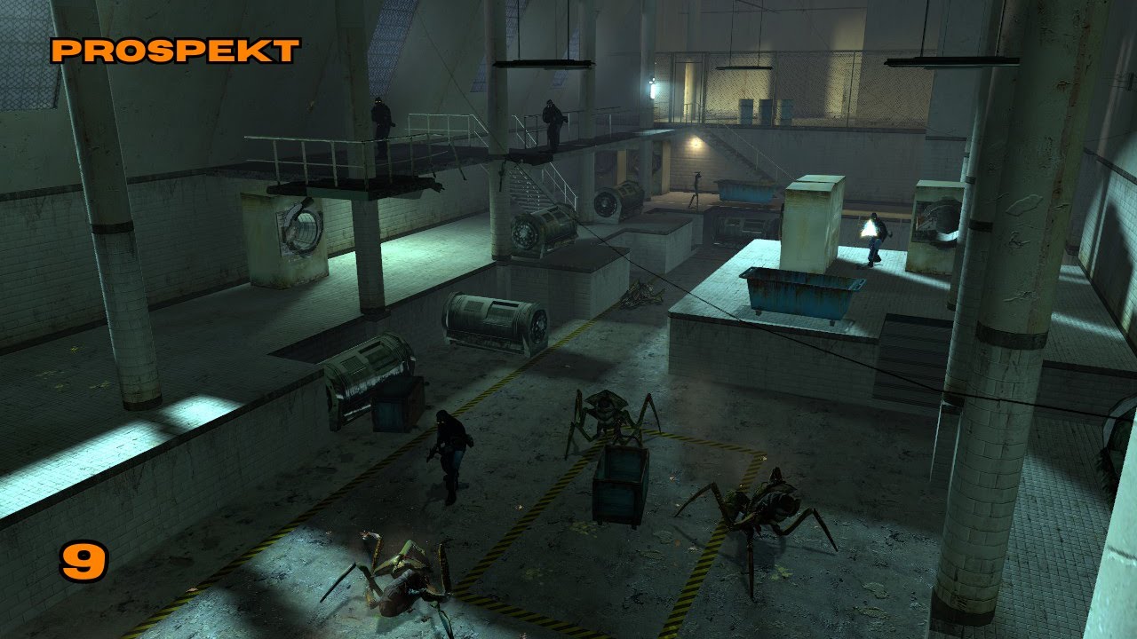 Half-Life 2 Chapter 9 Nova Prospekt Walkthrough - YouTube