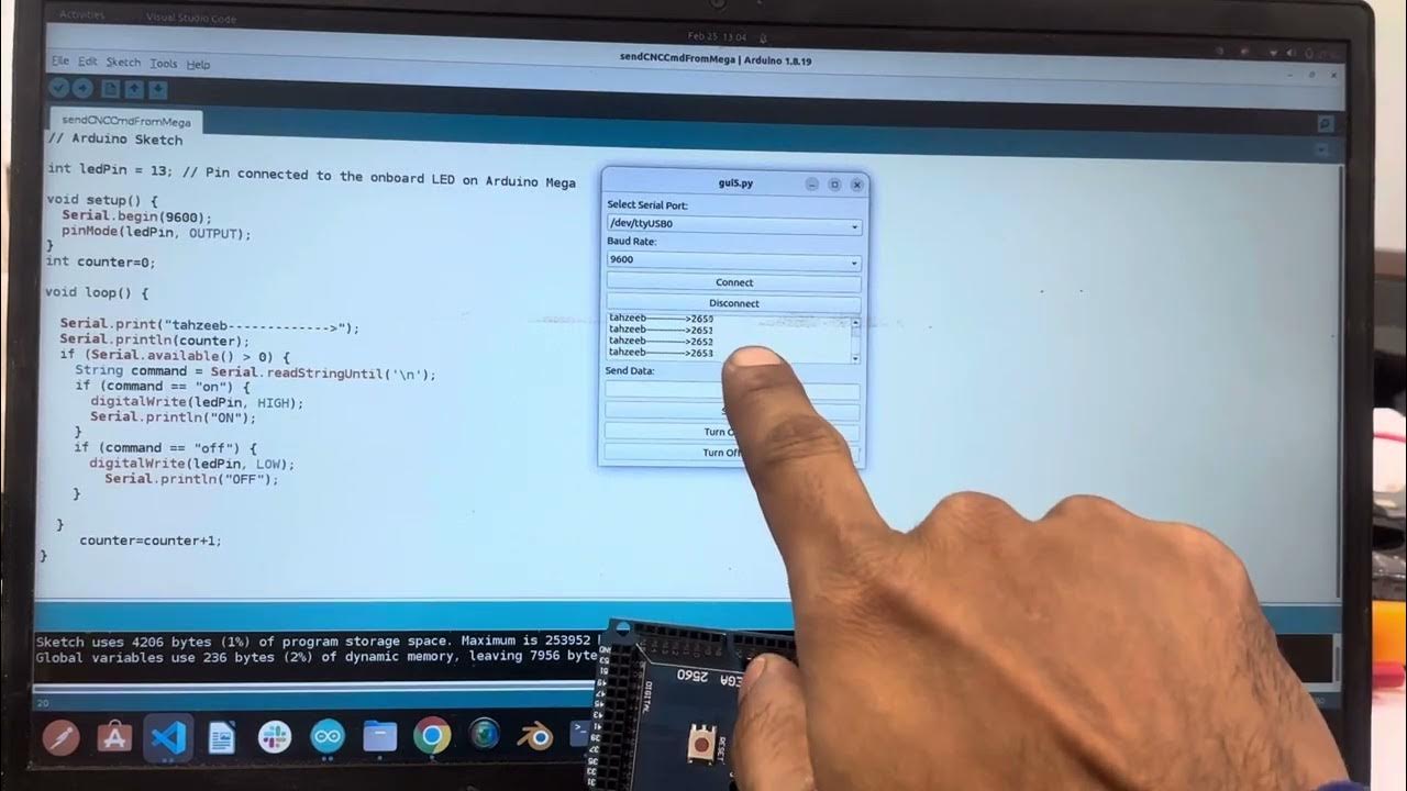 Pyqt5 Gui With Thread To Control Serial Communication Arduino Youtube