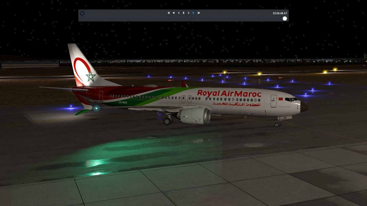 X Plane 12 Flight Boeing 737 MAX 8 (B38M) New Max8 + Light Mod) - YouTube