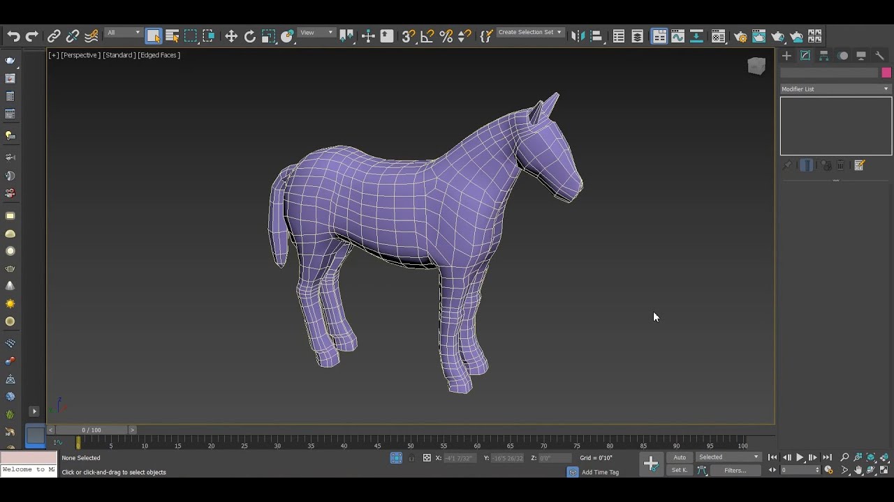 How to Make Stachu Horse in 3D's Max II H23D - YouTube