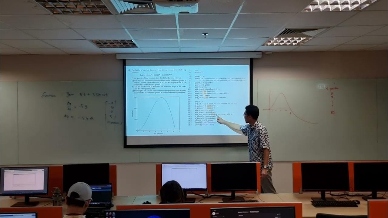 MATLAB II F2024 - using MATLAB to solve Statics Problem involving Vectors - YouTube