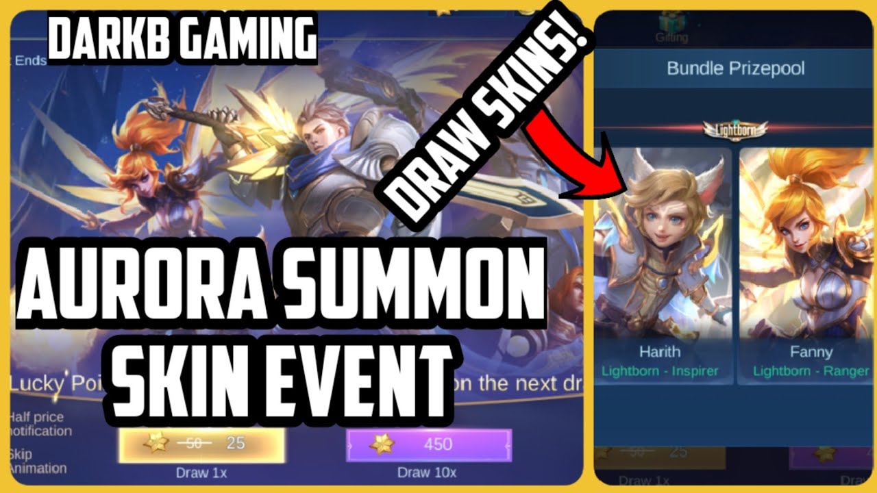 Aurora Summon Skin Event: Can we get free skin? | Draw Skins with ...