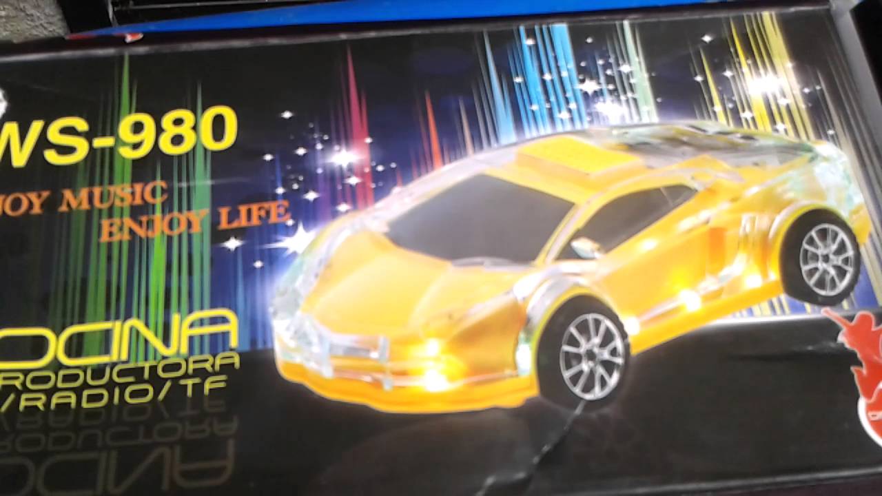Un umboxing de este carro bocina reproductora - YouTube