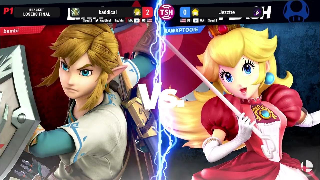 kaddical (Link) vs. Jezztre (Daisy/Peach) SmashUMA Dollar Bracket Ult/Melee #1 - YouTube