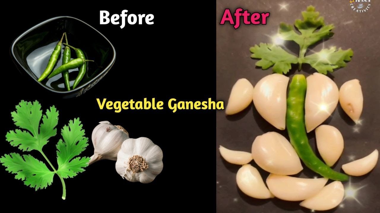 How to make vegetables Ganesh ji😍🙏 - YouTube