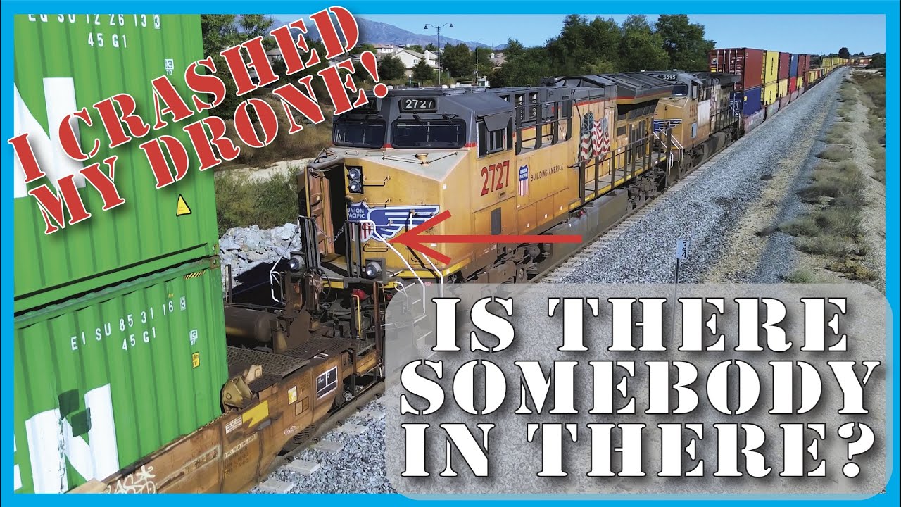 I Crashed My Drone Chasing a Freight Train that was Trudging up the ...