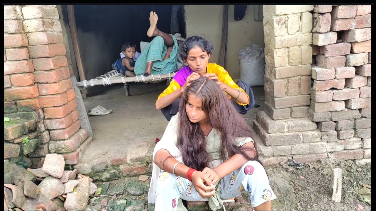 Poor Women Daily Routine Living in Indian Village | Village Life ...