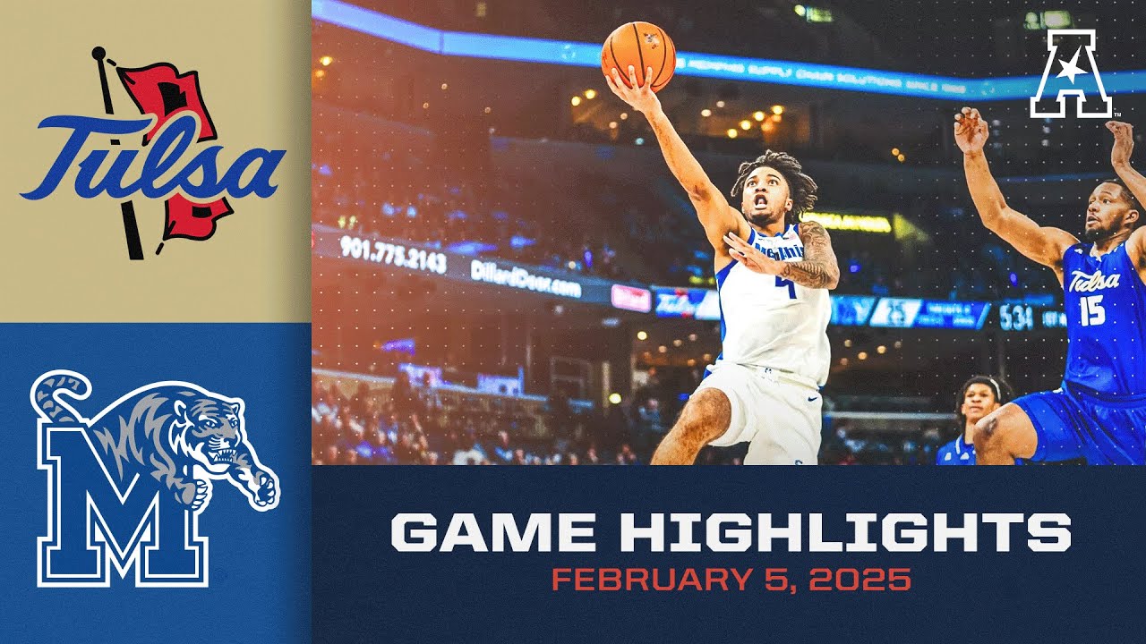 Game Highlights: Tulsa vs. Memphis (Feb. 5, 2025) - YouTube